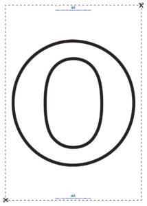 ᐅ Letra O Mayúscula Estilo Clásico Para Imprimir【PDF】 ️2024