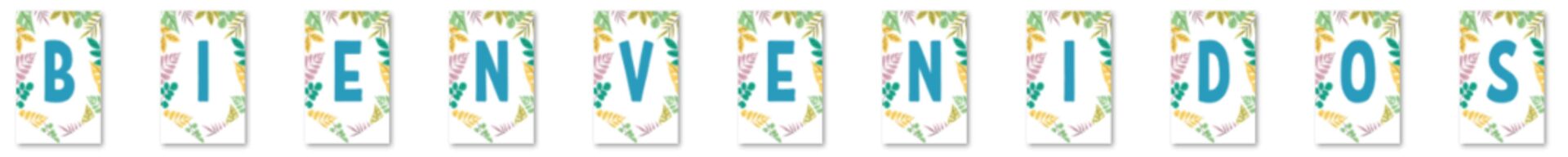 ᐅ Letras de Bienvenidos para imprimir en PDF ️ 2024