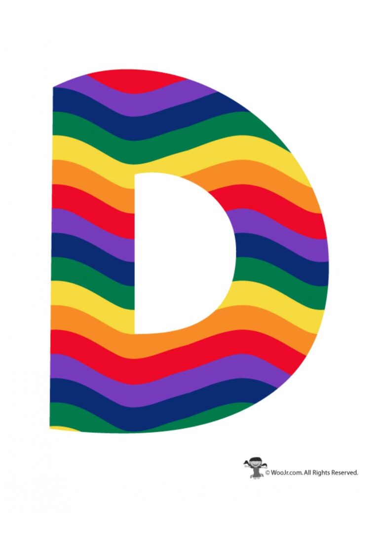 🥇 Letras de Colores Para Imprimir en PDF 【Bonitas】 ️ 2024