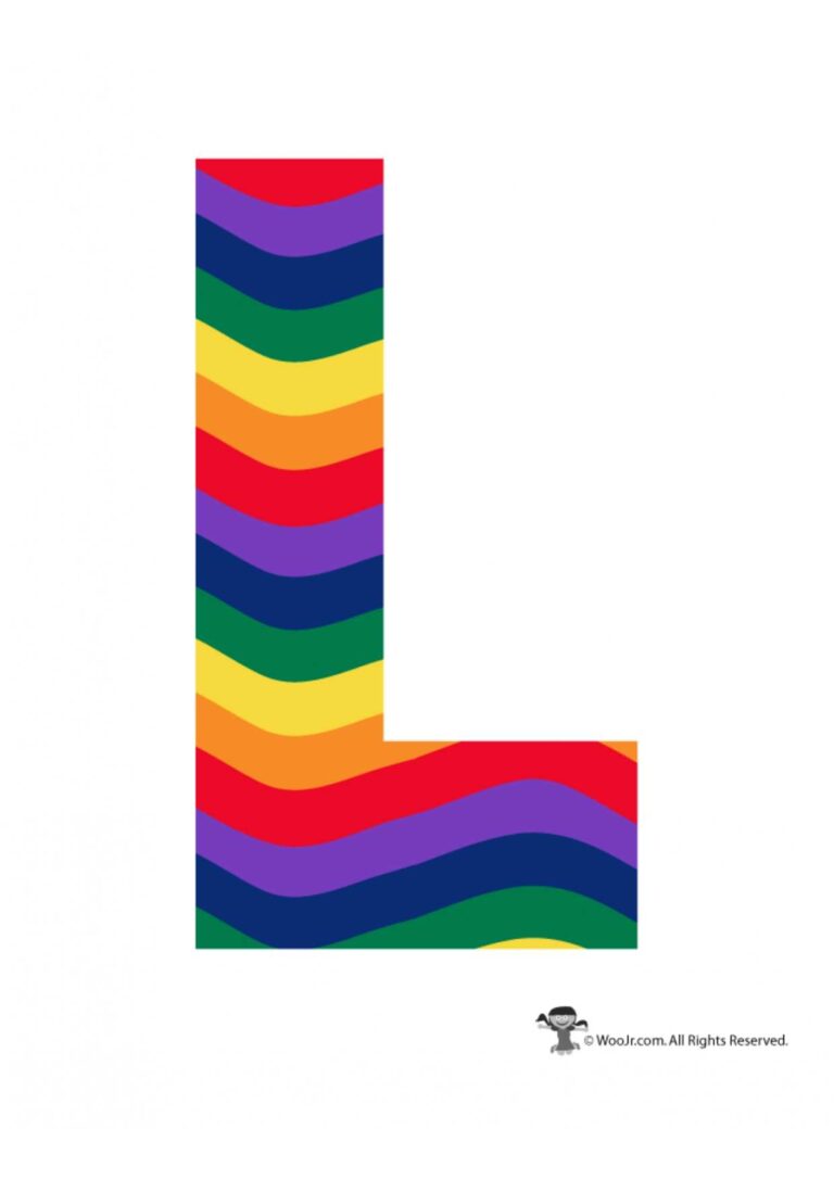 🥇 Letras de Colores Para Imprimir en PDF 【Bonitas】 ️ 2024