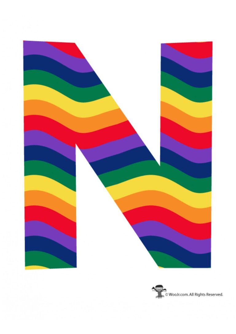 🥇 Letras de Colores Para Imprimir en PDF 【Bonitas】 ️ 2024