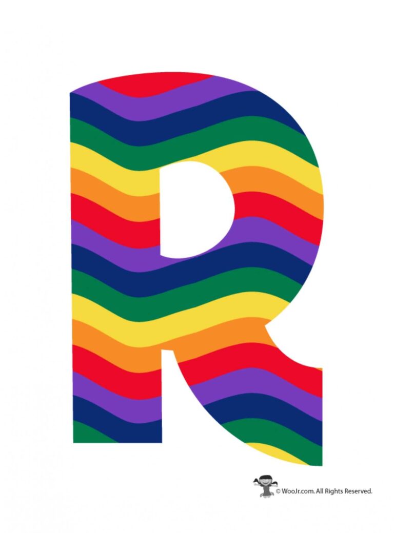 🥇 Letras de Colores Para Imprimir en PDF 【Bonitas】 ️ 2024