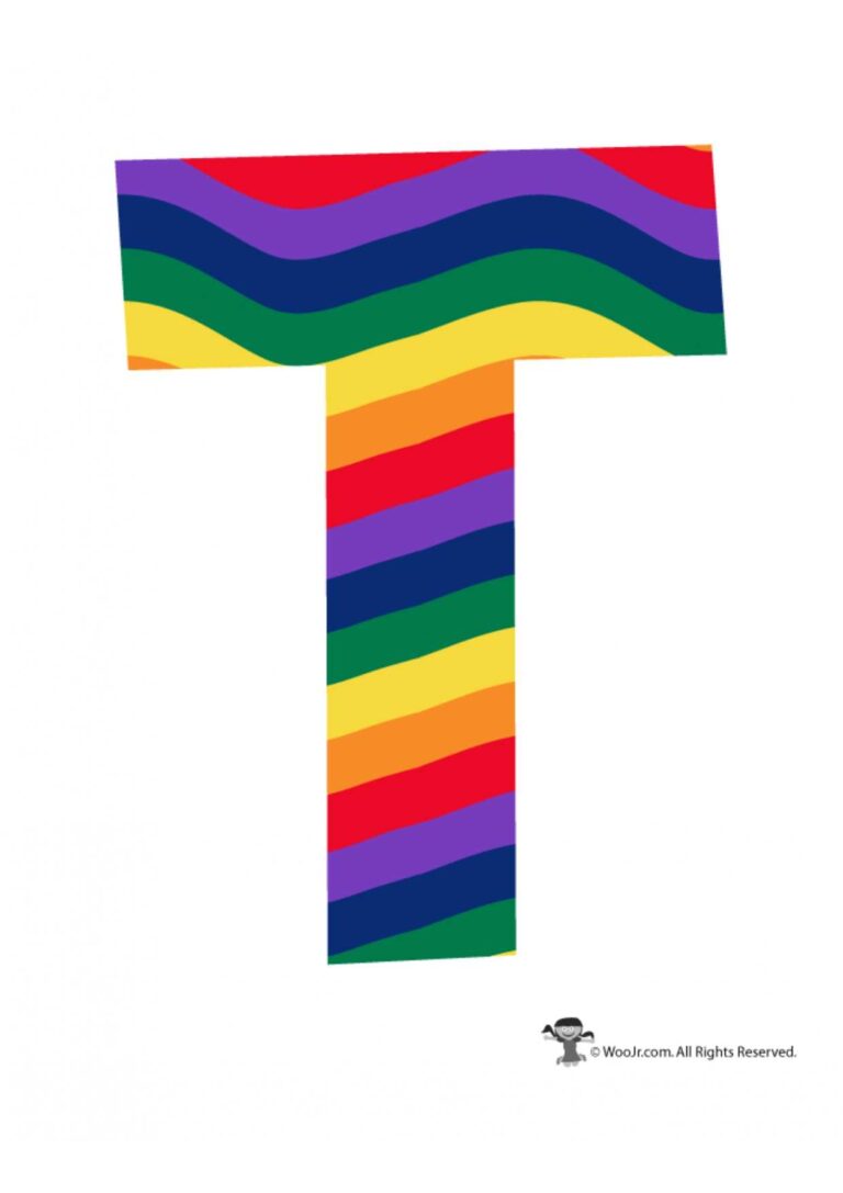 🥇 Letras de Colores Para Imprimir en PDF 【Bonitas】 ️ 2024